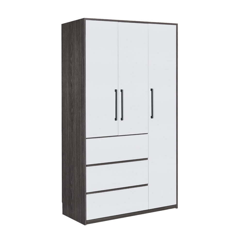 Eclipse系列 - 1.21米三門三櫃桶衣櫃 – HareodyMall